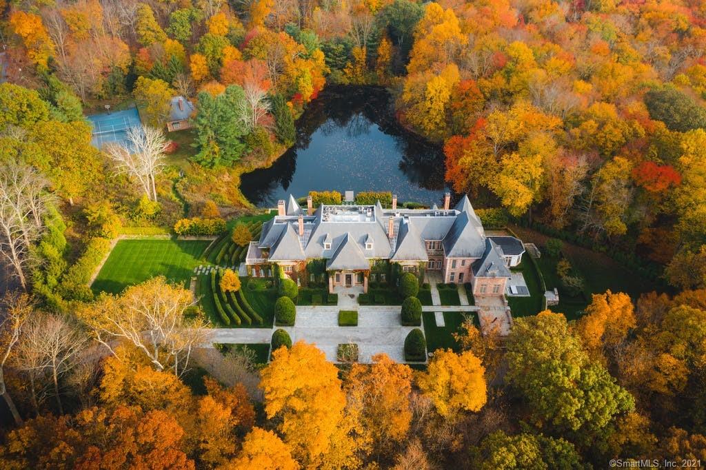 European Style Brick Chateau - 266 MICHIGAN ROAD, New Canaan, CT, 06840 ...