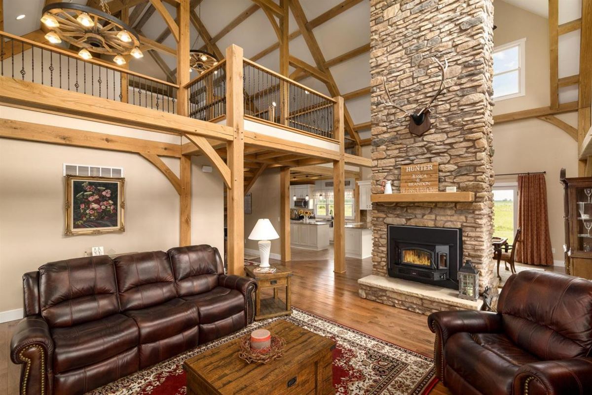 CUSTOM AMISH TIMBER FRAME HOME | Ohio Luxury Homes | Mansions For Sale ...